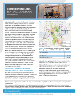 Southern Indiana | Sentinel Landscapes